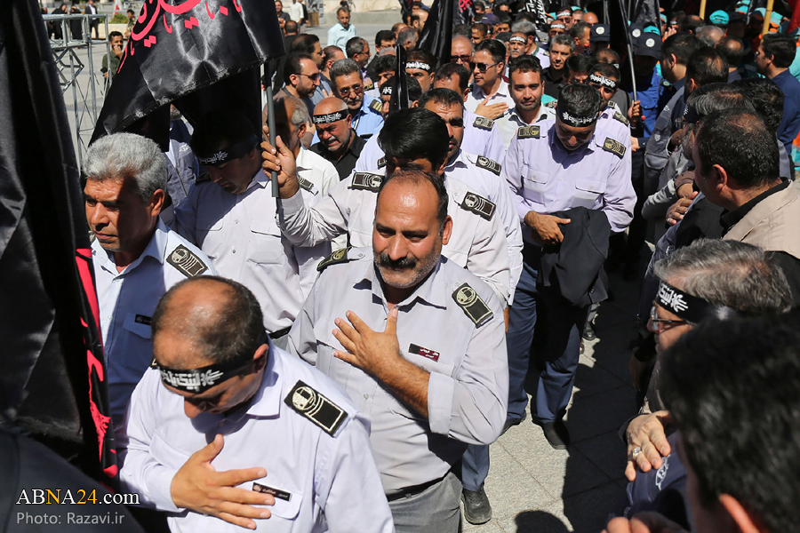 ابنا - گزارش تصویری/ آیین بدرقه کاروان اربعین خدام الحسین(ع) در مشهد