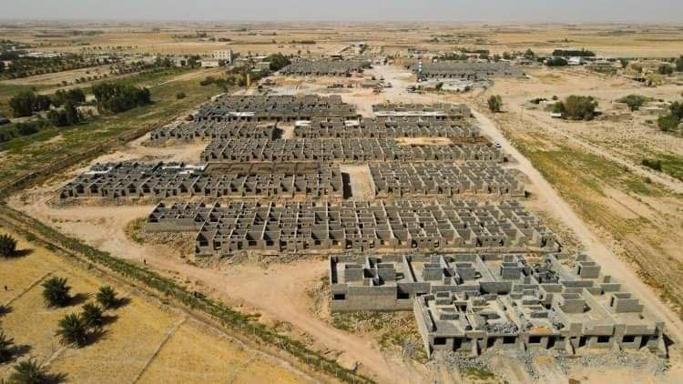 Karbala: Construction work continues on the housing project for the ...