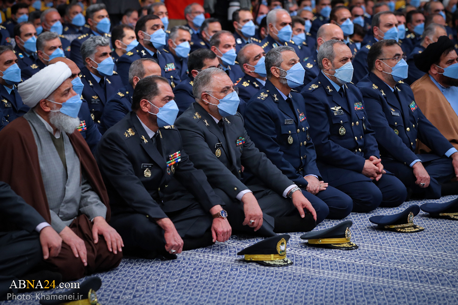ABNA English - Photos: Imam Khamenei meets Army Air Force commanders ...