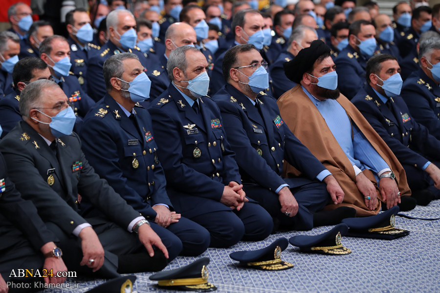 ABNA English - Photos: Imam Khamenei meets Army Air Force commanders ...