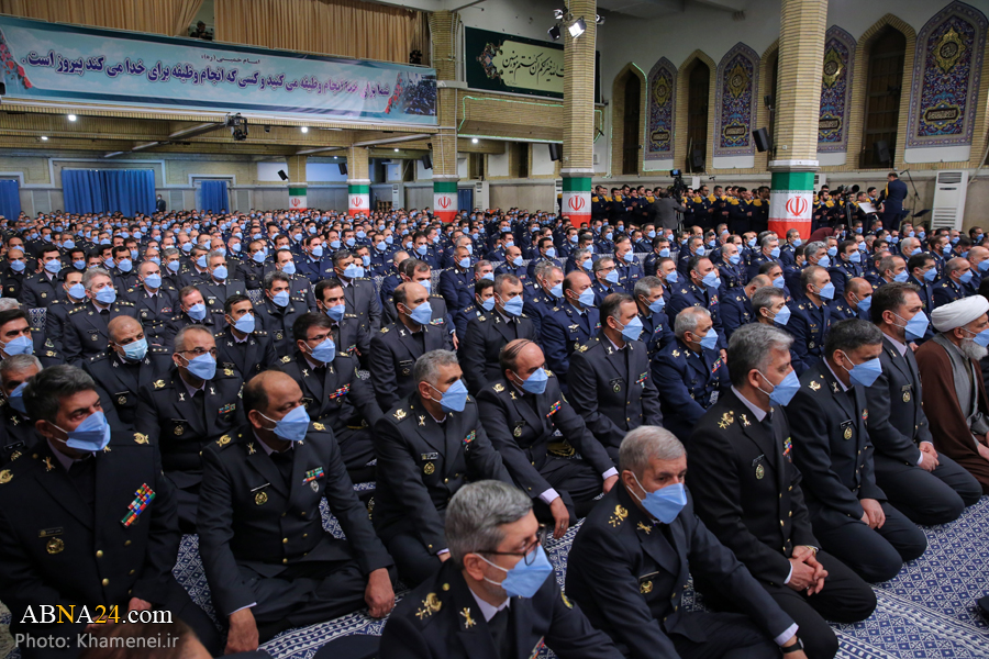 ABNA English - Photos: Imam Khamenei meets Army Air Force commanders ...