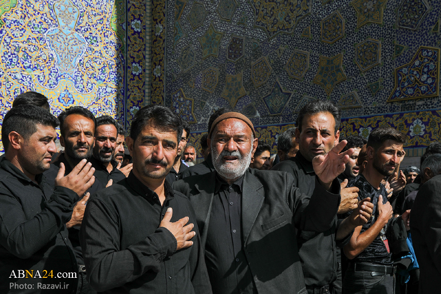 ABNA English - Photos: Imam Reza mourning ceremony held in Razavi shrine