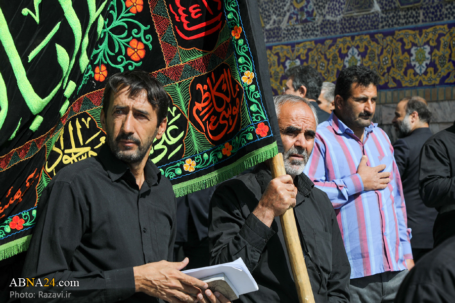 ABNA English - Photos: Imam Reza mourning ceremony held in Razavi shrine