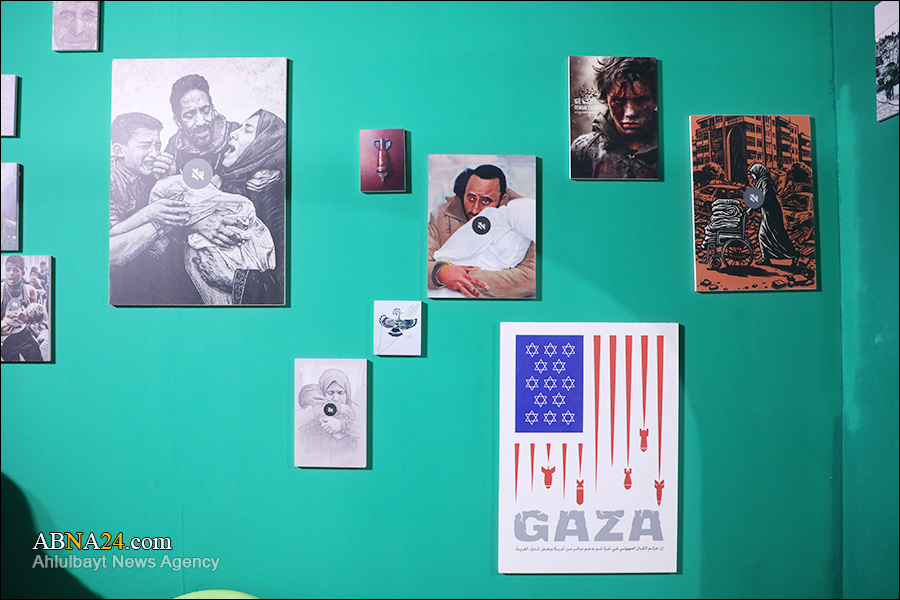 ابنا - Photos: "Neda Al-Aqsa" Mawkib on Arbaeen walking route from ...