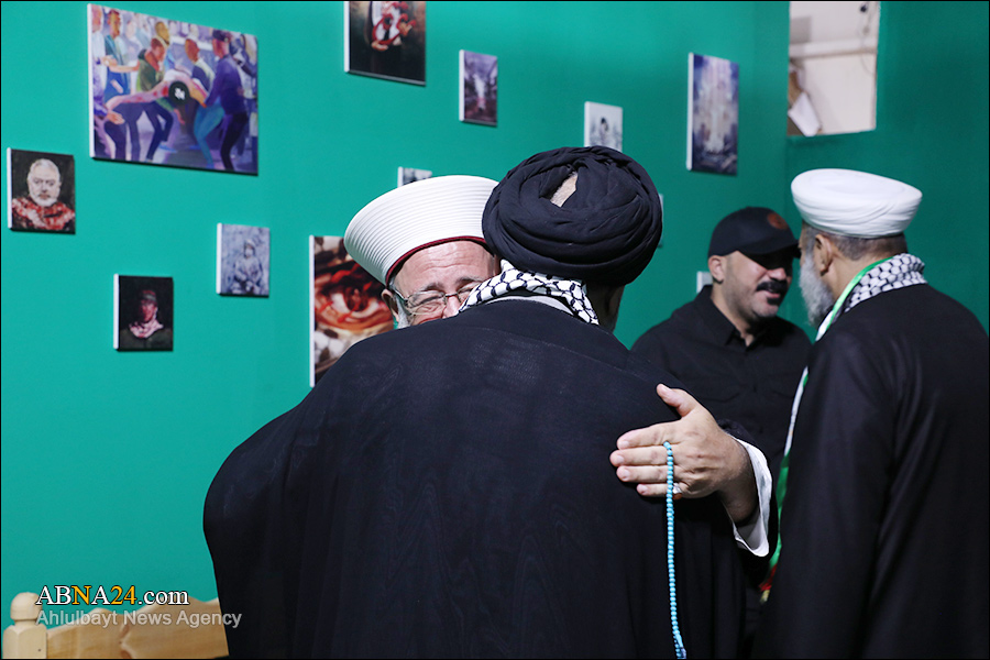 ابنا - Photos: "Neda Al-Aqsa" Mawkib on Arbaeen walking route from ...