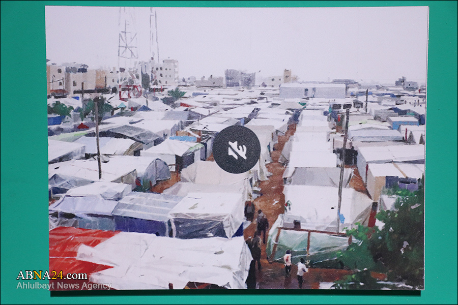 ابنا - Photos: "Neda Al-Aqsa" Mawkib on Arbaeen walking route from ...