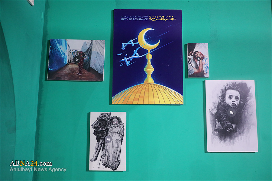 ابنا - Photos: "Neda Al-Aqsa" Mawkib on Arbaeen walking route from ...