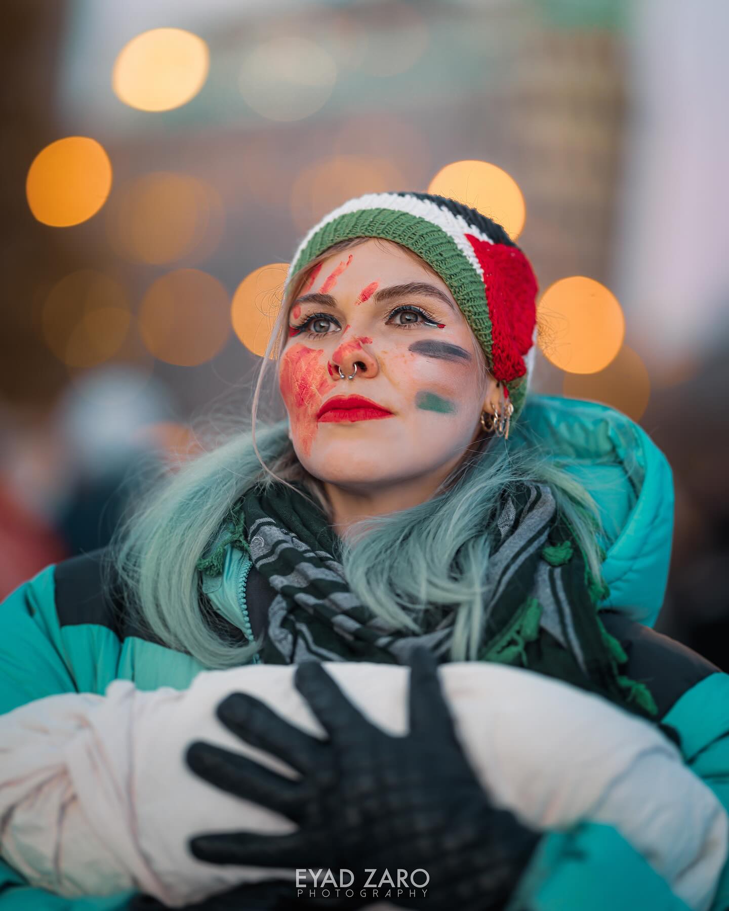 ABNA English - Photos / Video: Massive march in Oslo in a freezing ...