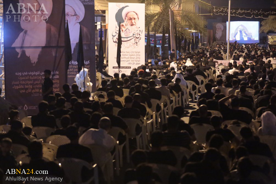 ABNA English - Photos: Night of Ashura in front of Sheikh Isa Qassim ...